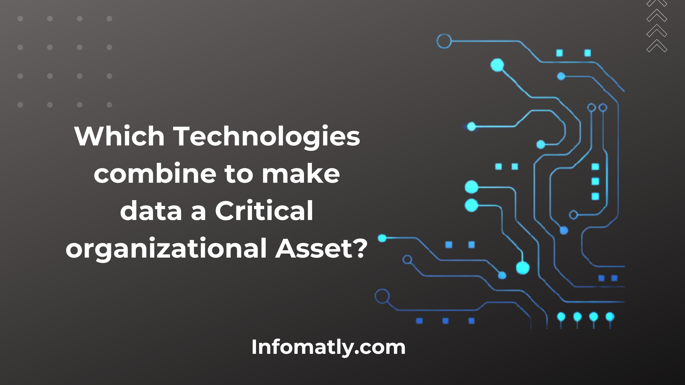 Which Technologies Combine to Make data a Critical Organizational Asset?